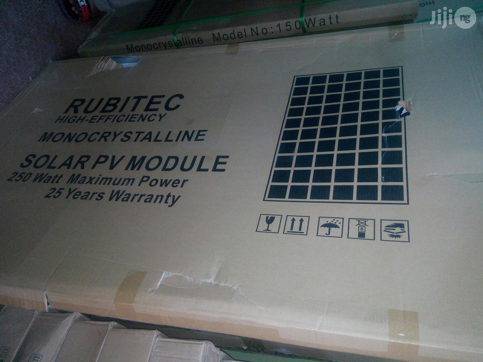 Rubitec 300W Mono Crystalline Solar Panel in Ikeja - Solar Energy ...