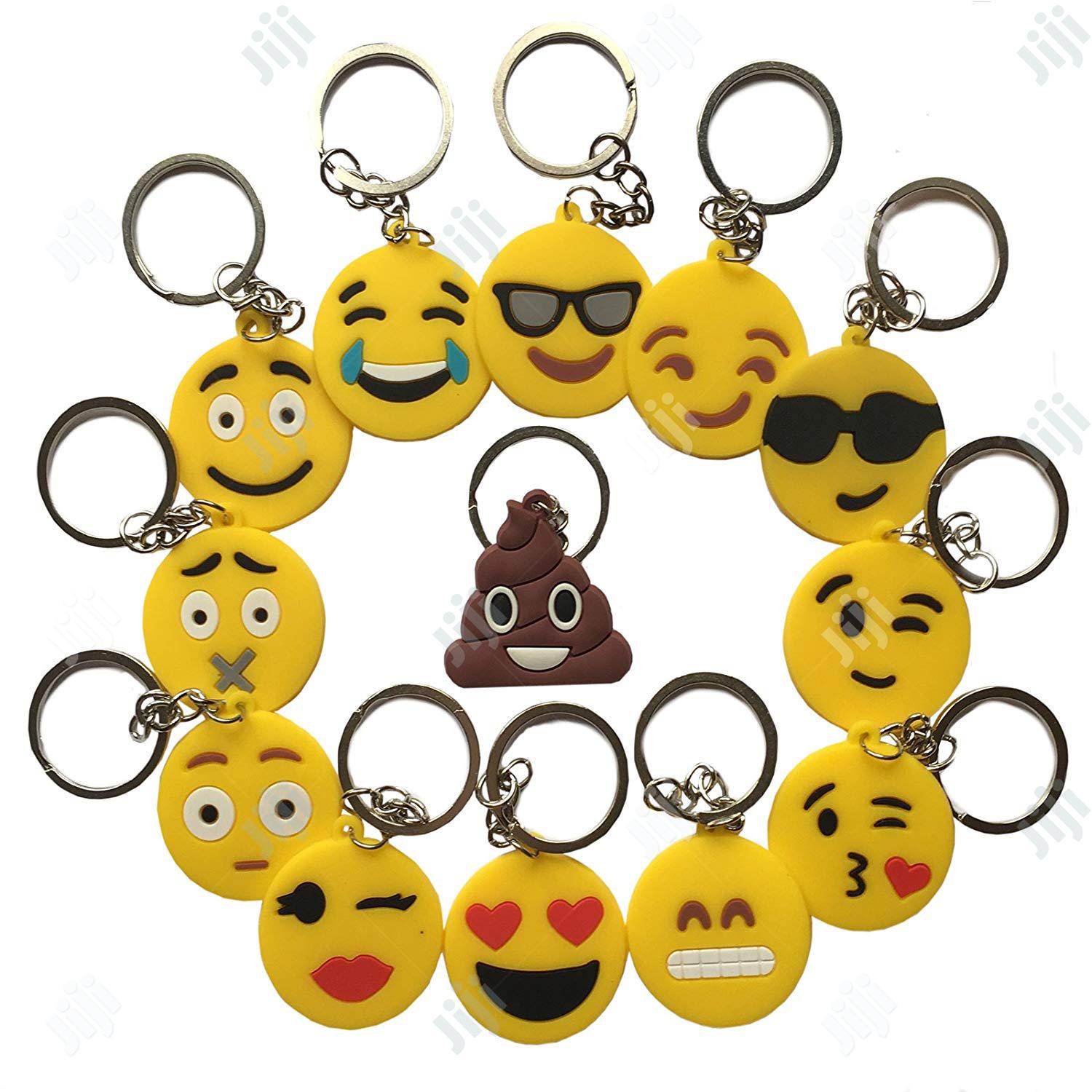 Silicone Emoji Emoticon Smiley Face Keychain Keyring in Surulere - Baby ...