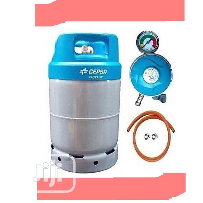 12.5kg Gas Cylinder With Metered Regulator, Hose & Clips in Lagos ...