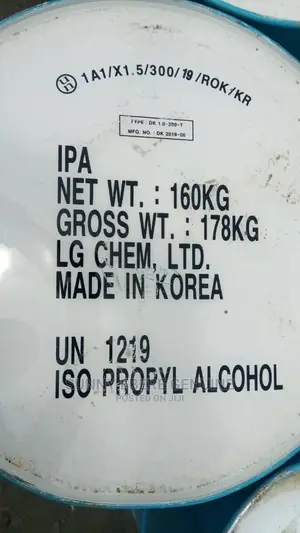 Isopropyl Alcohol - IPA Isopropanol 100% Authentic in Ikeja - Arts ... Isopropyl Alcohol - IPA Isopropanol 100% Authentic in Ikeja - Arts ...