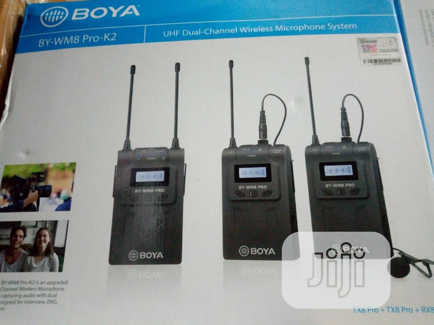 BOYA BY-WM8 Pro-k2 UHF Dual-channel Wireless Lavalier System in Ojo ...