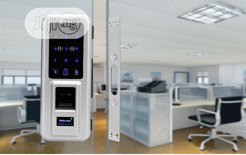 Biometric Fingerprint Glass Door Lock in Ikeja - Doors, Checkpoint ...