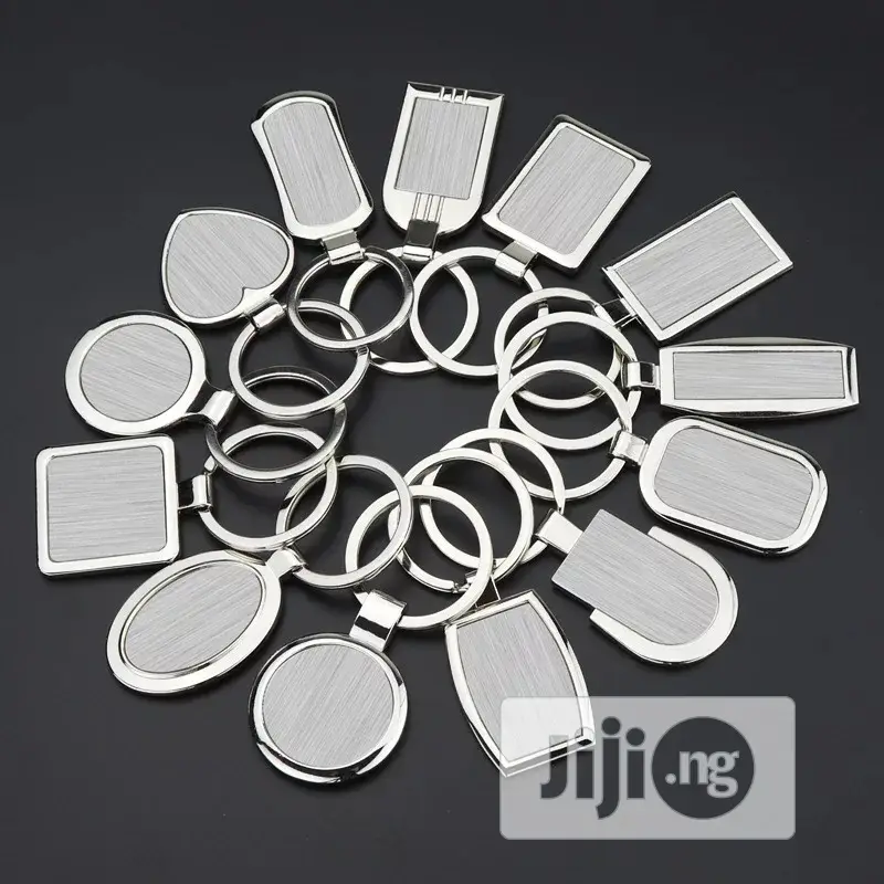 New Metal Blank Keychains 13 Designs DIY Metal Keyrings 1doz in Lagos ...