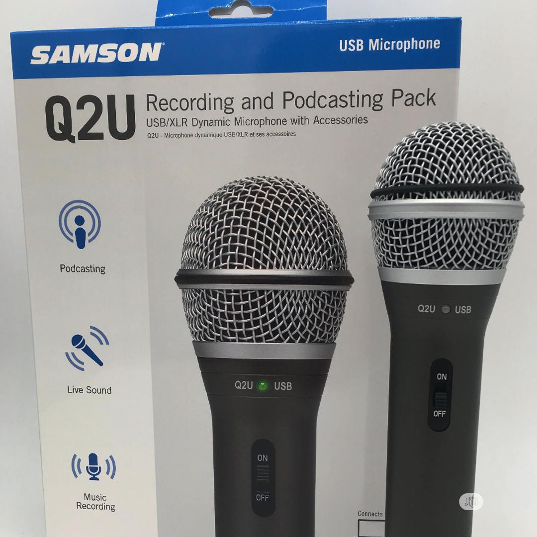 Samson Q2U USB Dynamic Microphone in Ikeja - Audio & Music Equipment ...