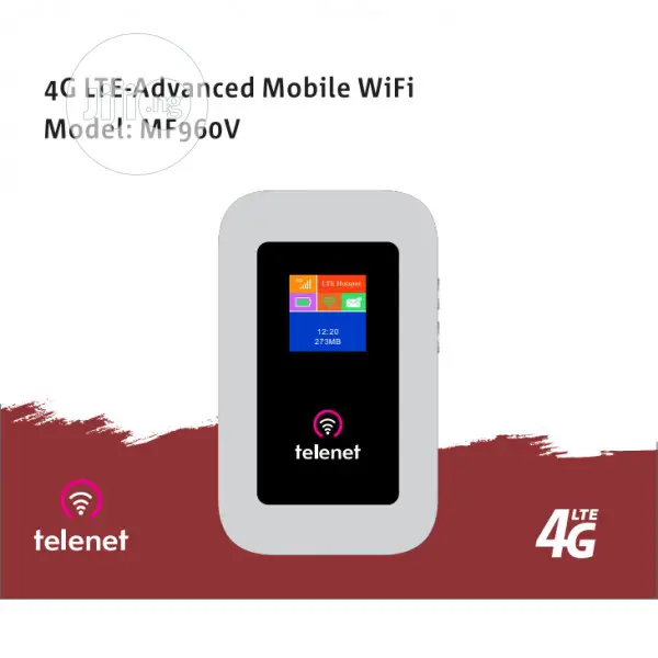 Telenet 4G LTE Mobile Wifi + Screen Display for All Networks in Ikeja ...