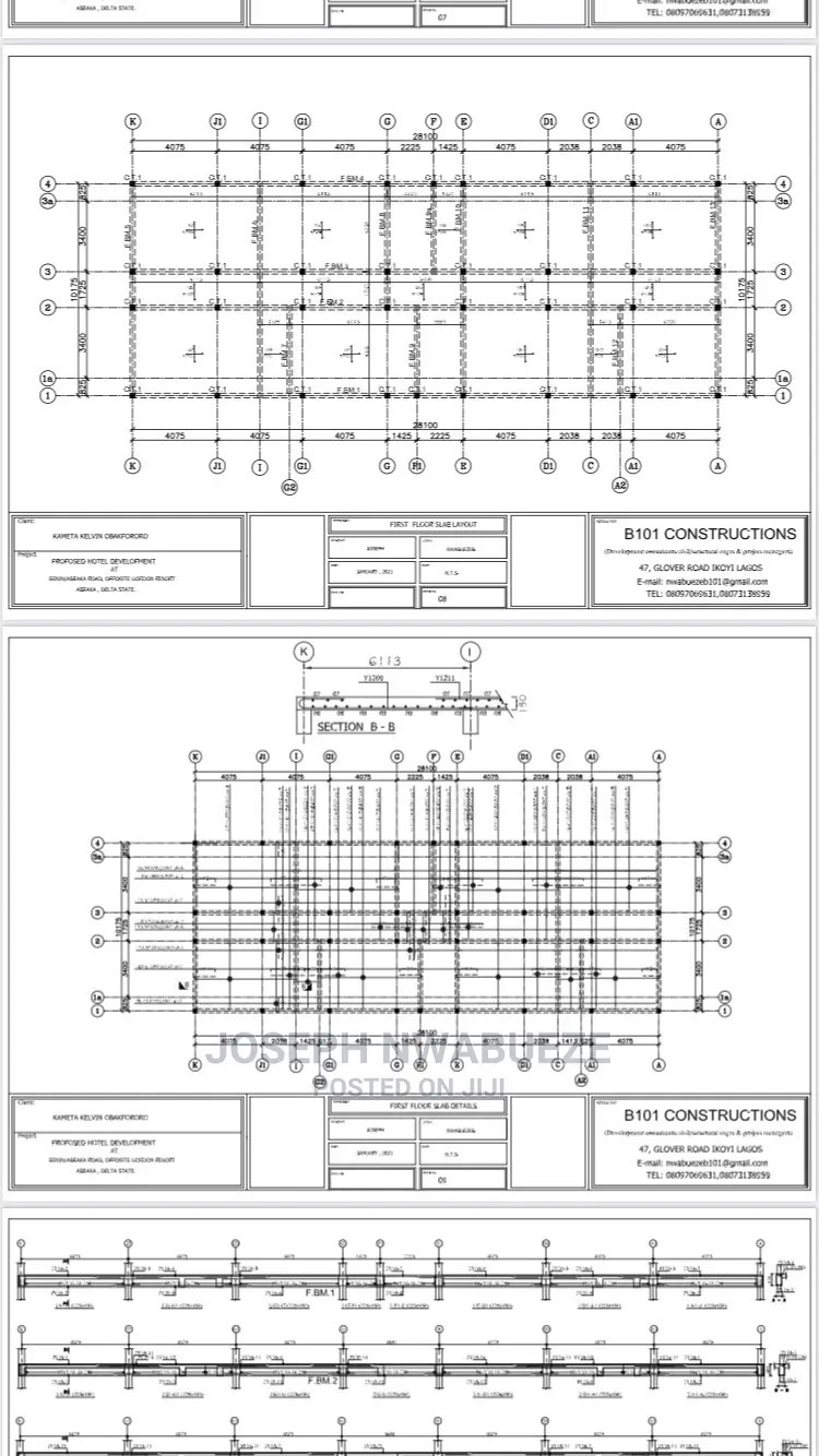 Structural Engineering Drawings Calculation Sheet. in Ikoyi - Building ...