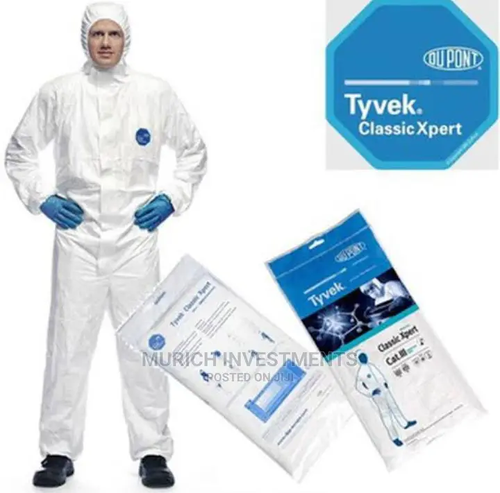 Coverall Disposable Tyvek Classic Xpert Hooded White in Lagos Island ...