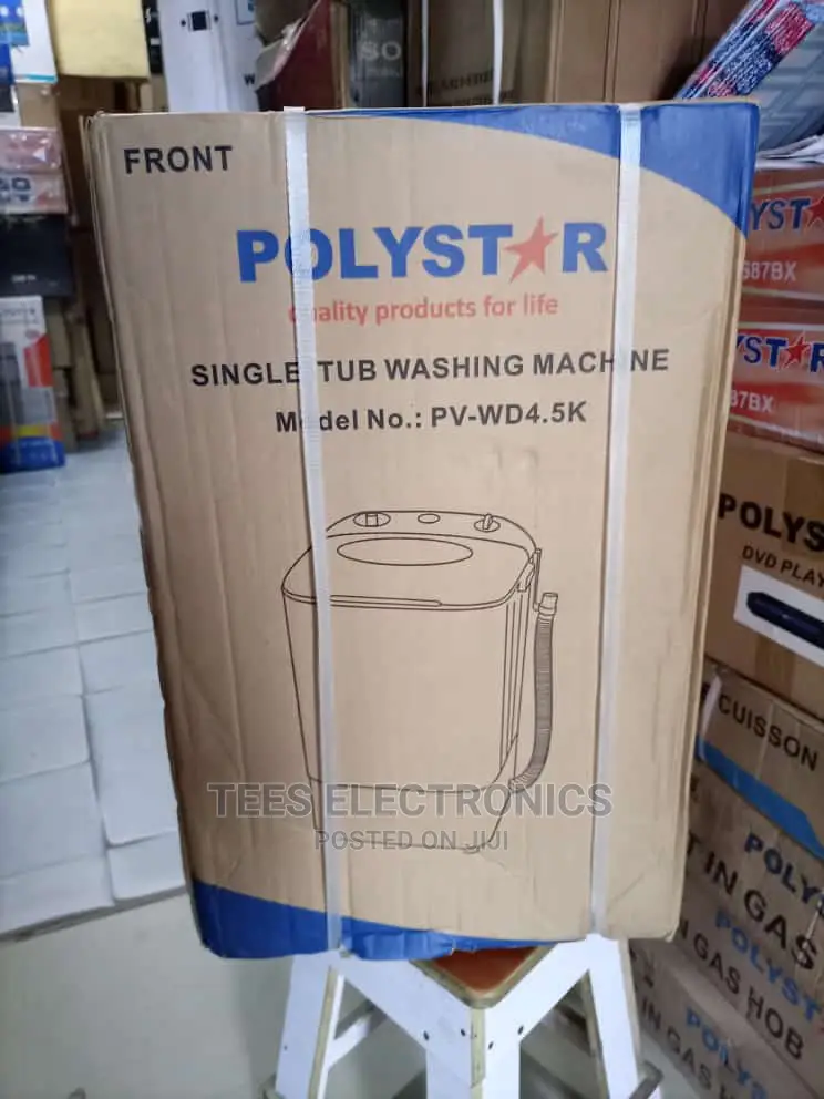Polystar 4.5kg Single Tub Washing Machine in Ikoyi - Home Appliances ...