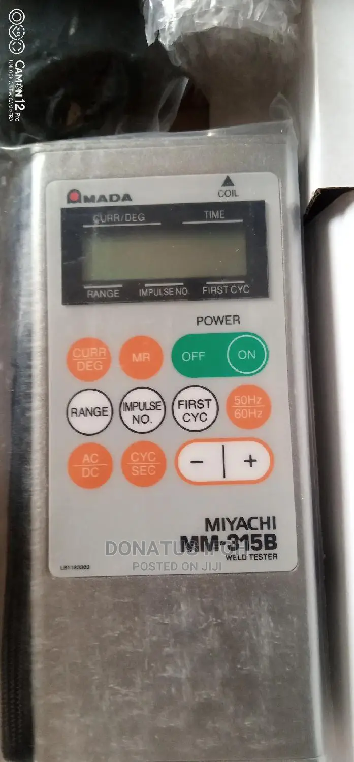 Amada Miyachi Weld Tester(Hand Held) Mm-315b-Amada Weld Tech in Ojo ...
