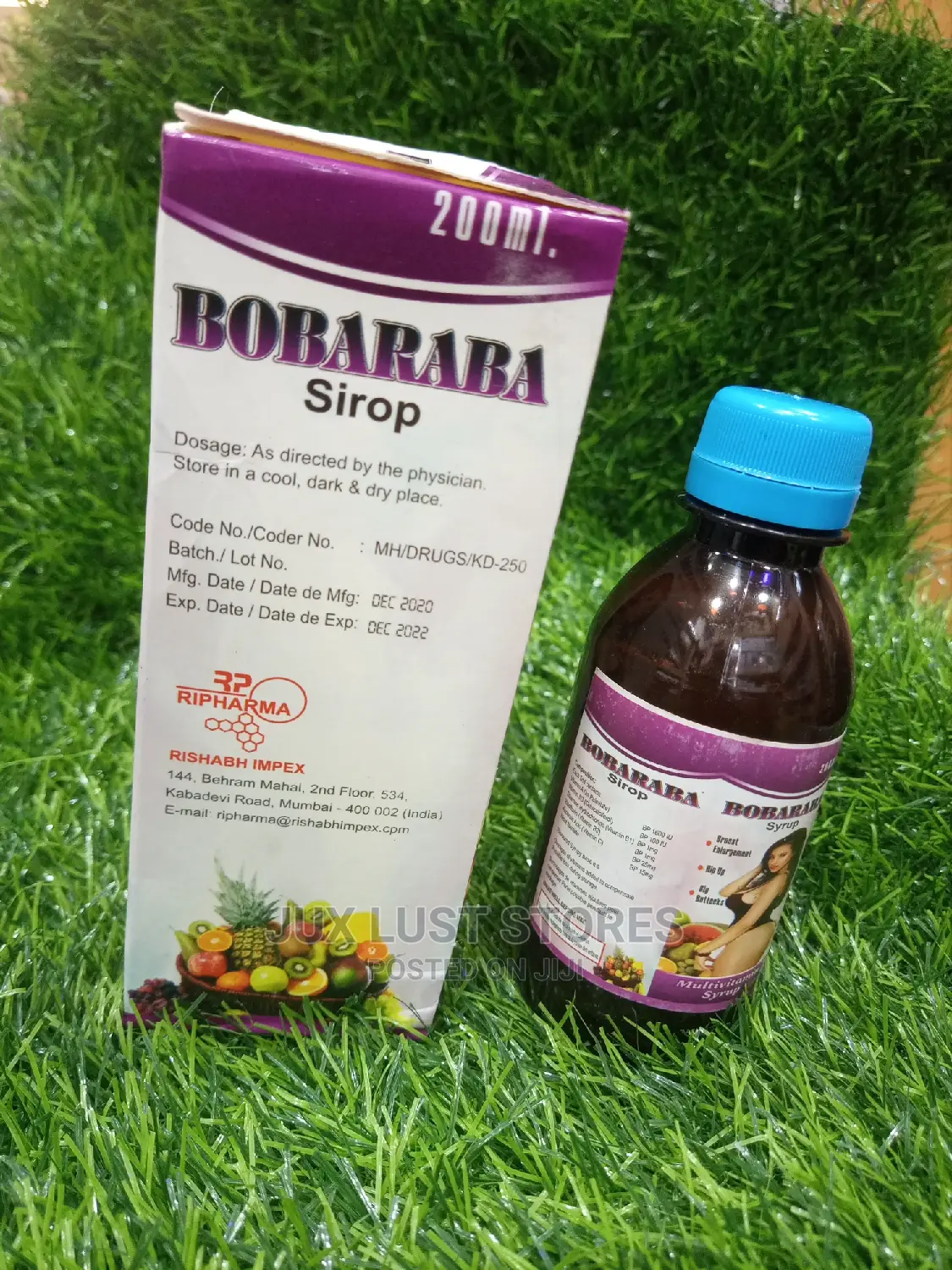 Super Bobaraba Hip/Butt Enlargement Syrup in Ojo - Sexual Wellness, Jux ...
