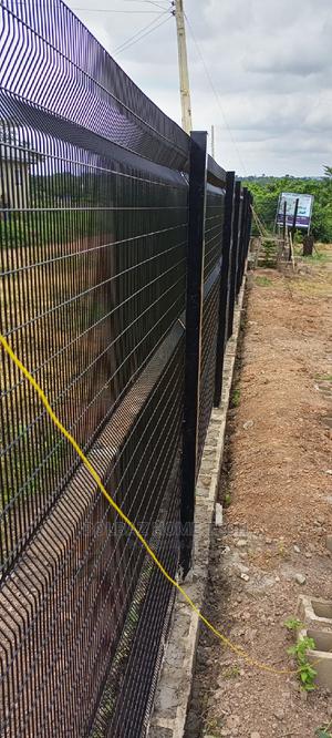 Anti-Finger Panel Mesh; Contemporary See-Through Fence in Lekki ...