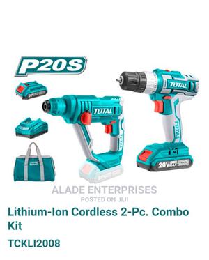 TOTAL 20V Lithium-Ion Cordless 2-Pc. Combo Kit TCKLI2006 in Lagos Island (Eko) - Electrical Hand ...