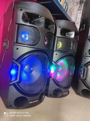 Polystar 25000W Giant Two Speaker Bass Blast + PLAY DVD in Ojo - Audio ...
