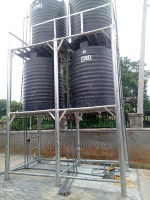 Scaffold for Water Tank in Ibadan - Building & Trade Services, Akinyemi ...