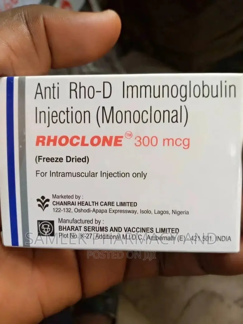 Anti Rho-D Immunoglobulin Injection in Lagos Island (Eko) - Medical ...