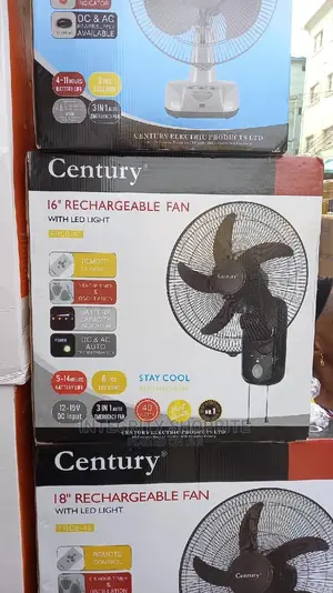 Century Rechargeable Fans in Nigeria for sale Price on Jiji.ng