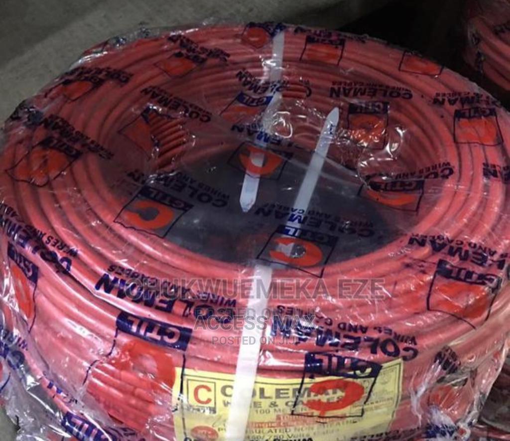 10mm Original Coleman Wire and Cable by 100 Meters in Lagos Island (Eko ...