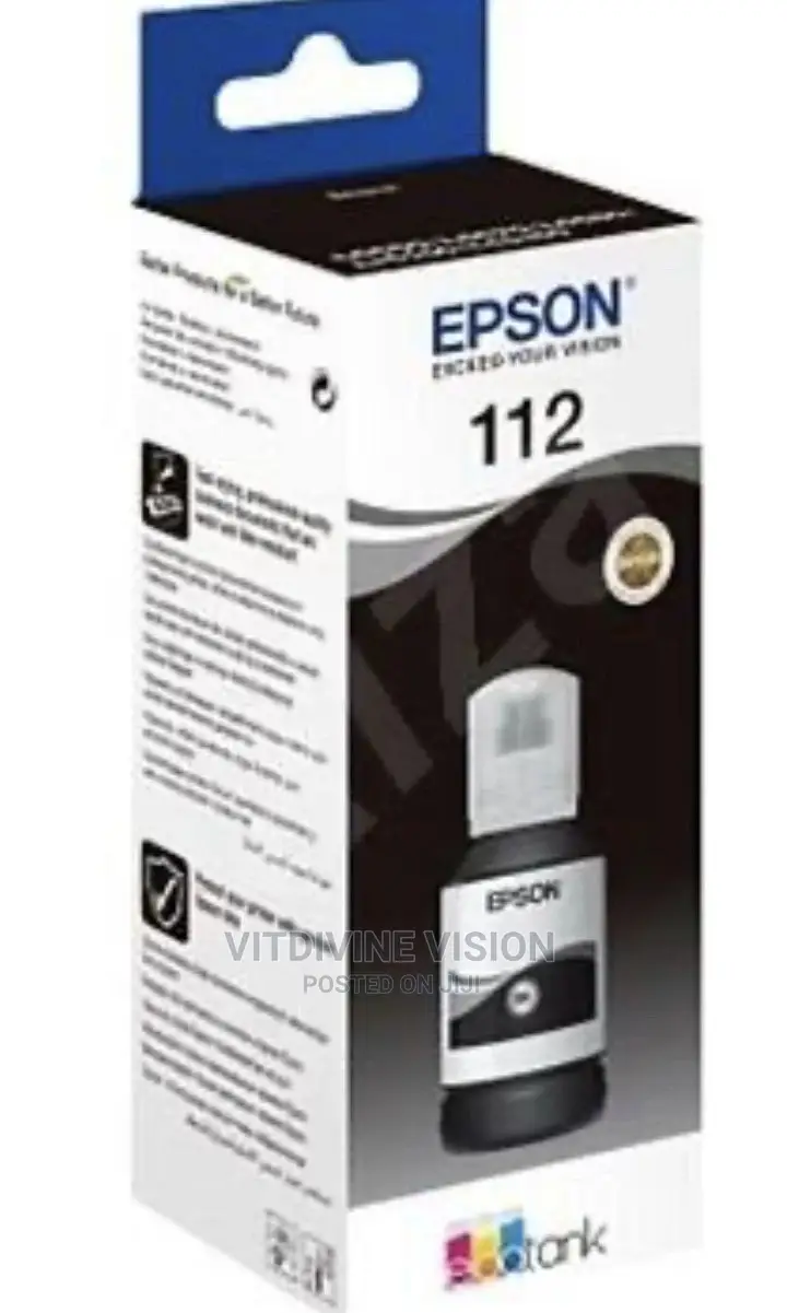 Epson 112 Ecotank Pigment Black Ink Bottle Black in Magodo ...