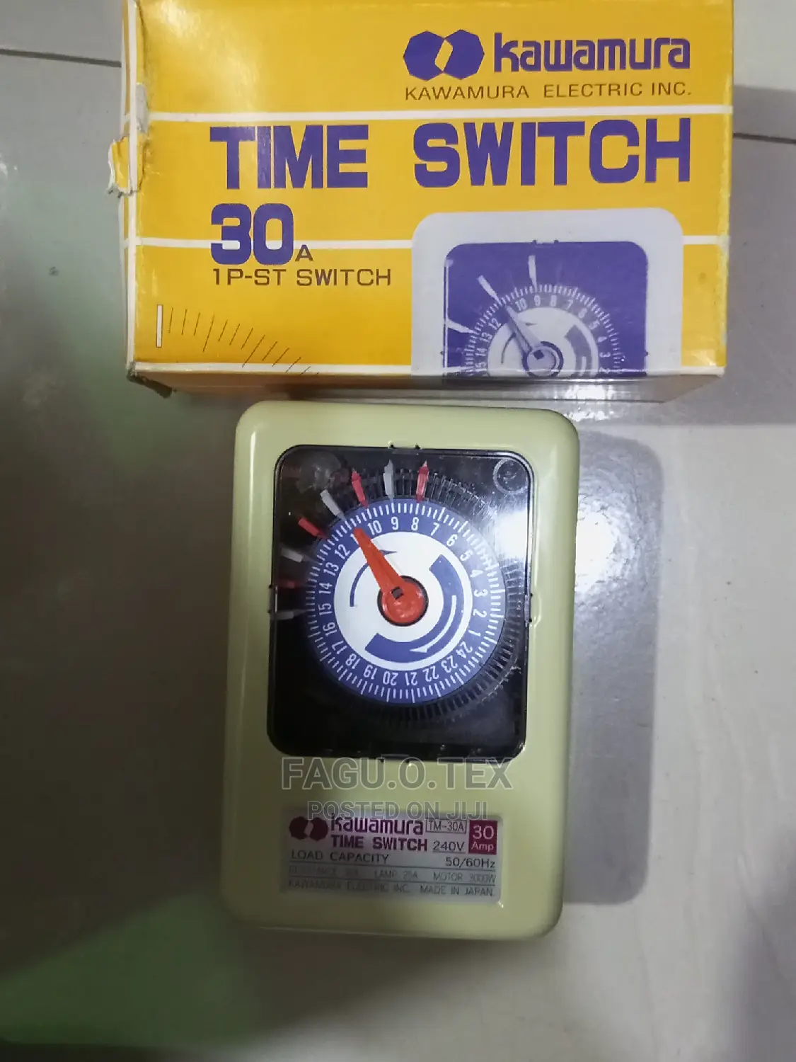 Electric Timer TM 30A Time Switch 30A 240VAC Kawamura In Ikeja electric-timer-tm-30a-time-switch-30a-240vac-kawamura-in-ikeja