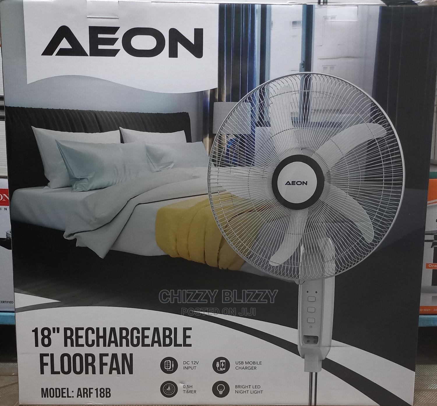 Aeon 18inch Rechargeable Floor Fan in Lagos Island (Eko) - Home ...
