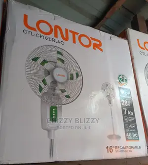 Lontor Rechargeable Fans in Nigeria for sale Price on Jiji.ng