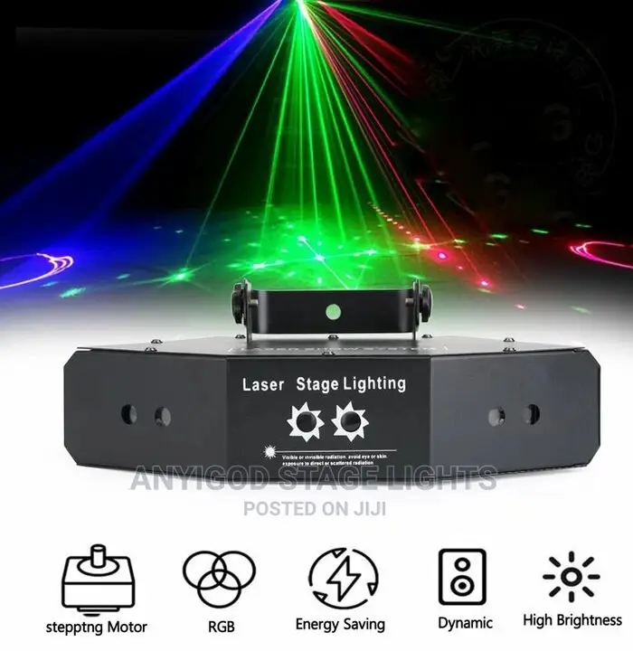 High Quality RGB 6 Eye Lens Scan Laser Light DMX Control in Lagos ...
