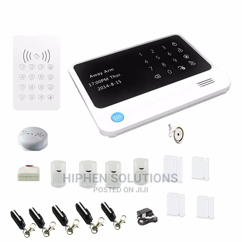 GSM Wireless Burglar Alarm System With APP And SMS Operation in Lagos ...