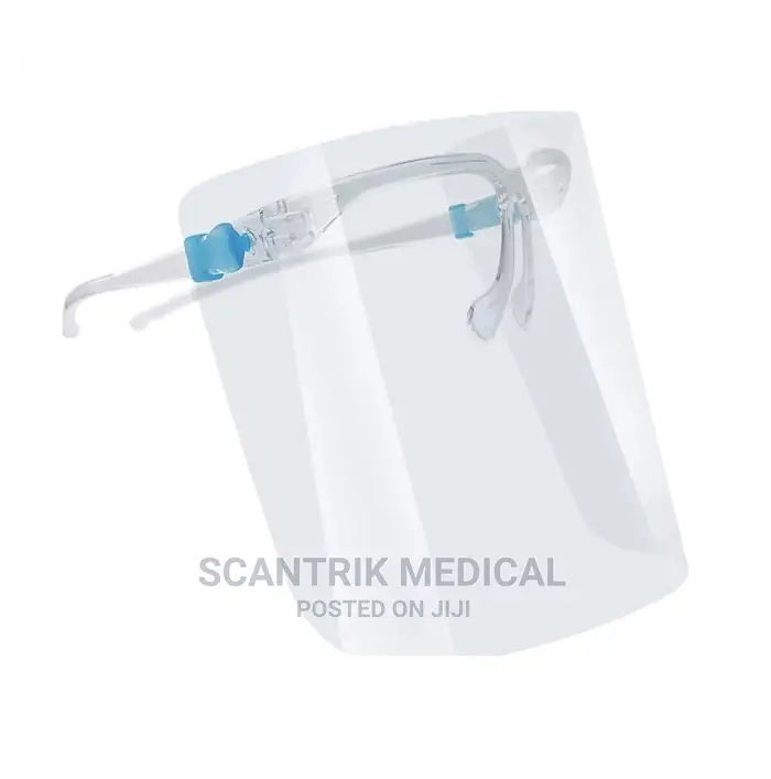 Portable Face Shield With Glass Frame Transparent in Yaba - Medical ...