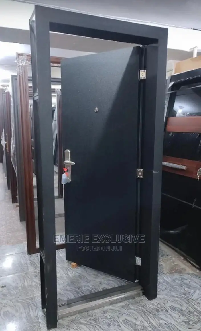 3ft: 9 Inches Frame Black Security Steel Door in Orile - Doors, Emerie ...