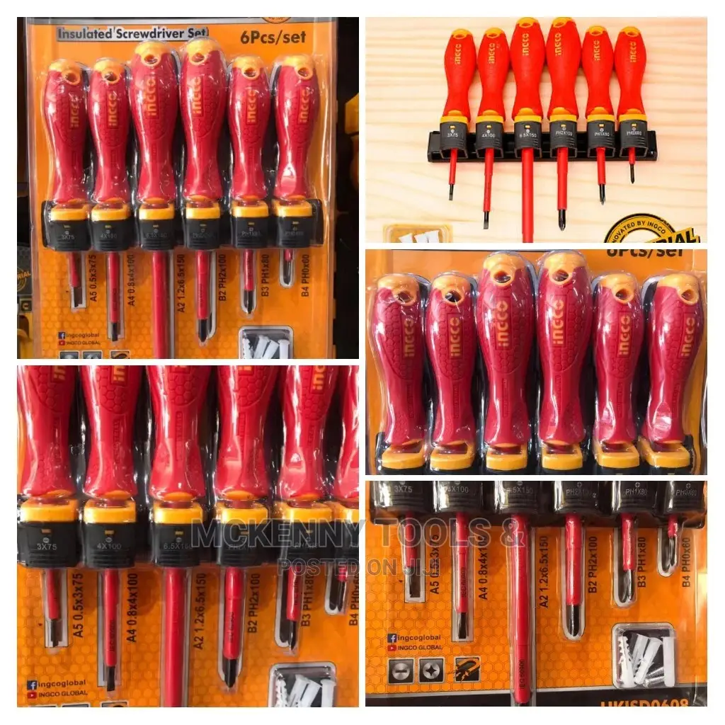 Ingco Insulated Screwdriver Set 6 Pieces/Set HKISD0608 in Lagos Island ...